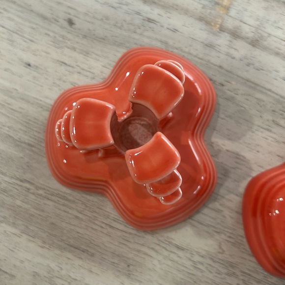 Fiestaware | Accents | Rare Htf Set Of 2 Fiestaware Pyramid Candle ...